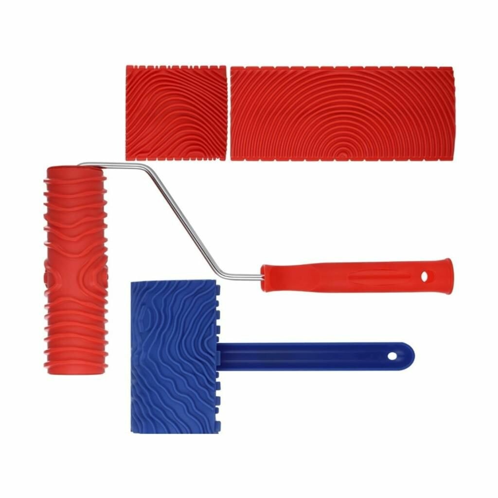 Долговечный валик с узором древесных волокон для внутреннего декора, Стиль А