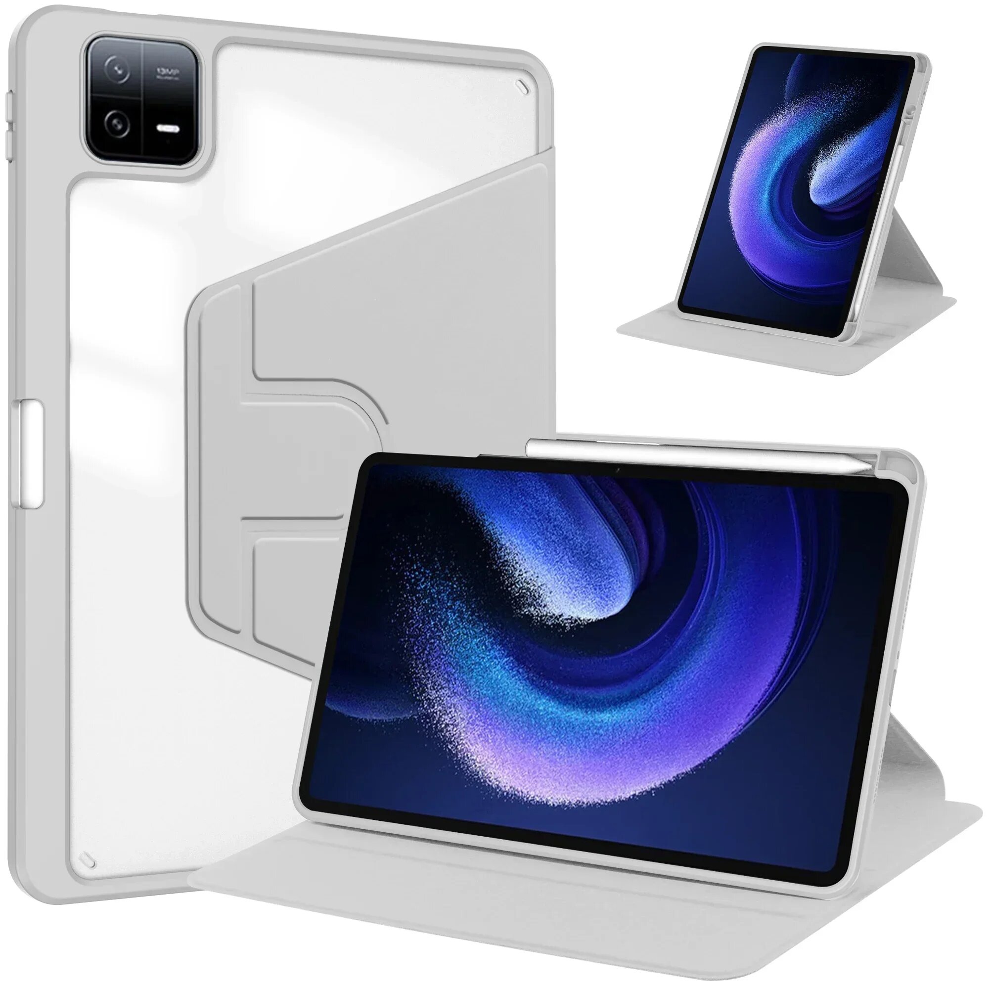 XIAOMI Pad 7 Ultra 14' С Поворотом На 360 Градусов ° Умный Чехол С Ручкой, Совместимый С Mi Pad 7S Pro 12,5 Дюймов