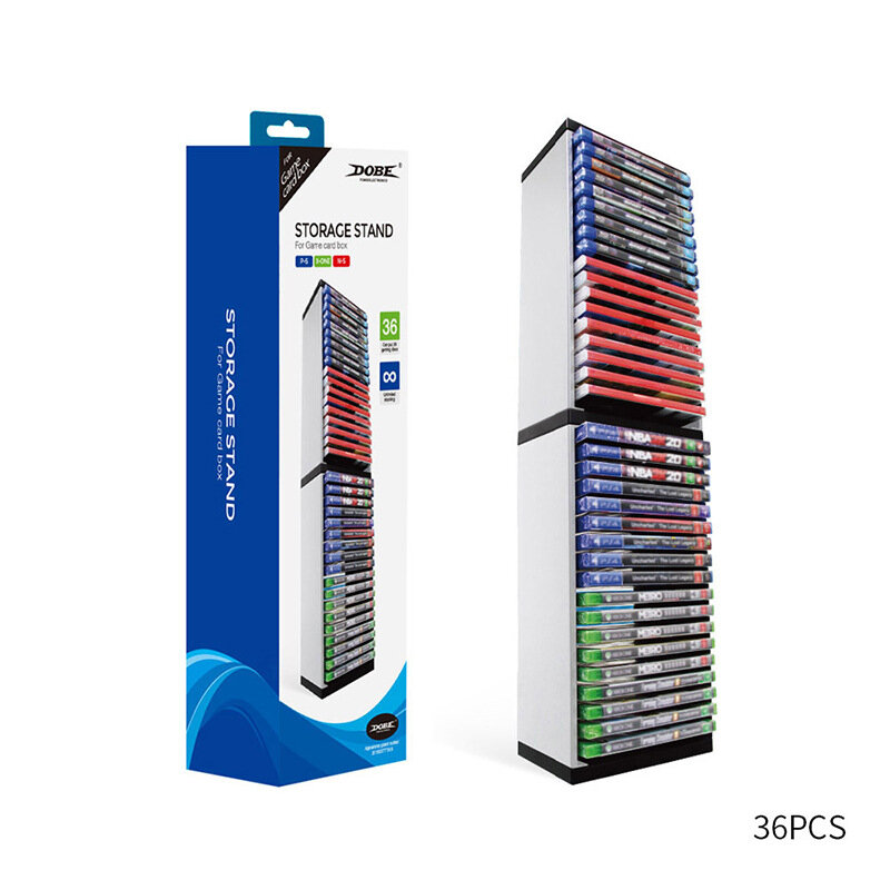 Коробка для дисков PS5, стойка для дисков, стойка для хранения, двойной слой для хранения дисков, кронштейн для хранения дисков NS