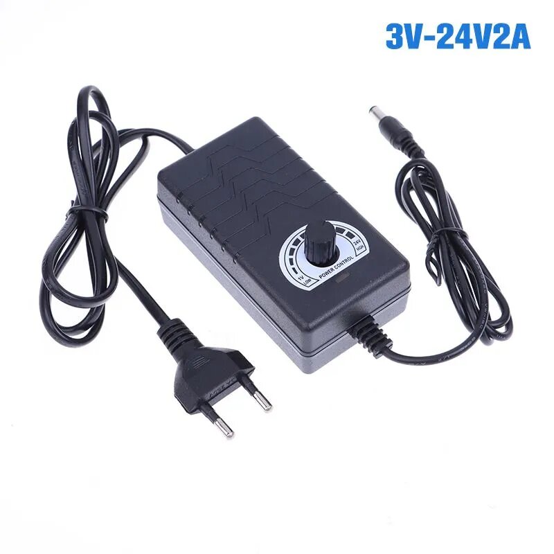 (Европейский манометр) 3-24 В Регулируемый адаптер питания напряжения