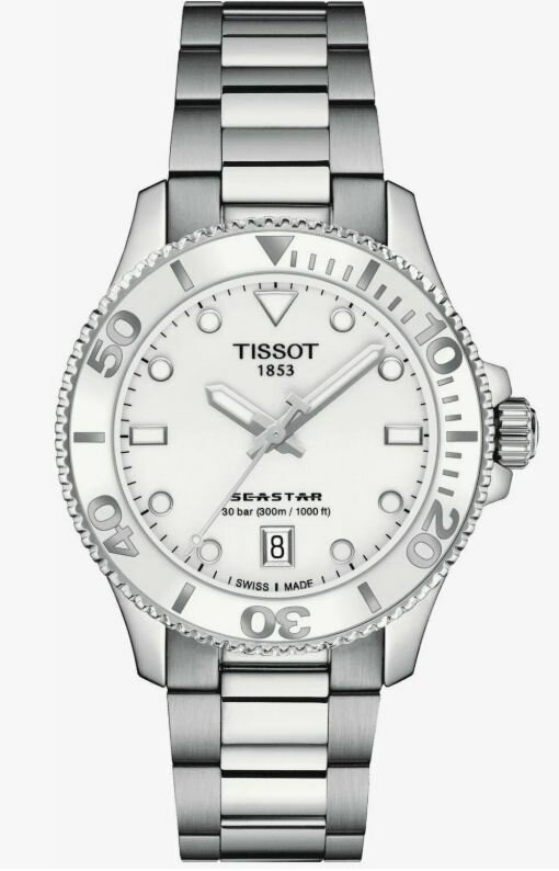 Наручные часы TISSOT, серебристый