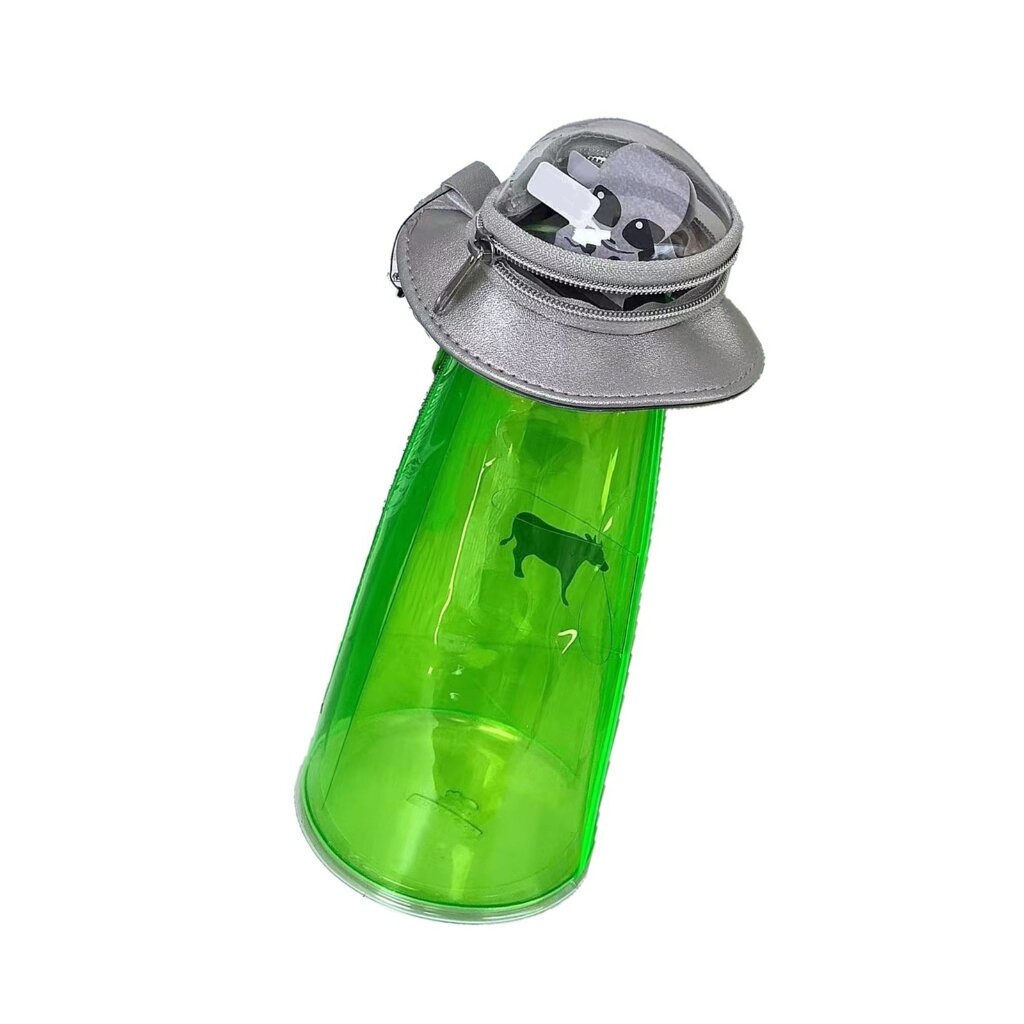 Забавный Пенал С Инопланетной Тематикой, Прозрачные Пластиковые Чехлы Для Ручек, Легкая Дорожная Сумка-Органайзер Для Карандашей Для Детей И Взрослых