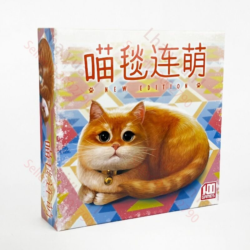 Calico: Уютная Головоломка с Кошками! Новая Версия (1-4 Игрока, 30-45 Мин.) - Семейная Настолка, Лоскутное Одеяло + Тактика