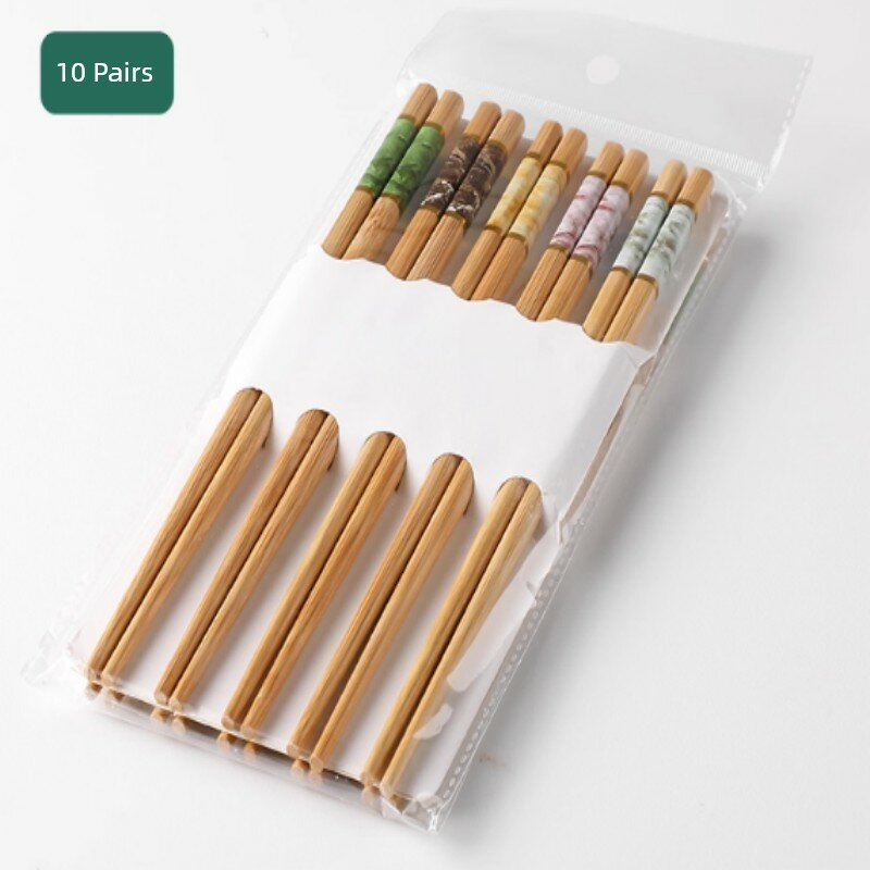 Высококачественные бамбуковые палочки для еды, устойчивые к плесени и нескользящие, натуральные бамбуковые палочки для