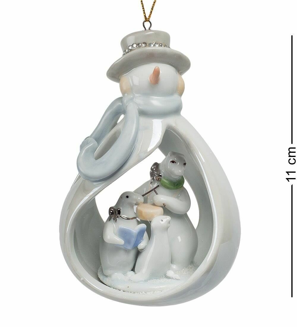 Фигурка подвесная "Снеговичок" (Pavone) A1966308 Pavone, Керамика