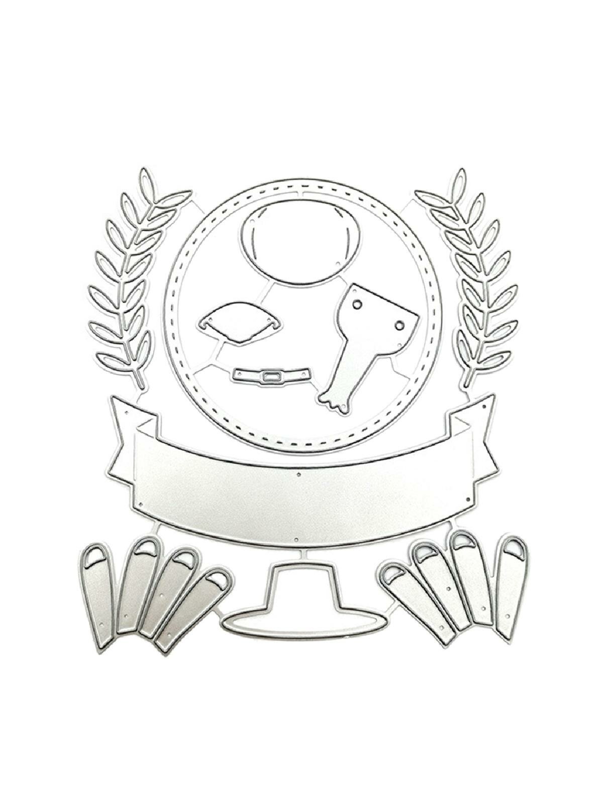 Турция резки металла умирает трафарет для скрапбукинга Сделай сам альбом гербовую бумагу карта прессформы