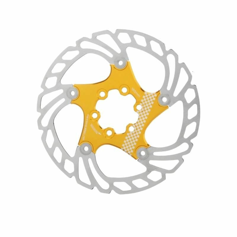 Горный велосипед: тормозной диск 140/160/180 мм, Золото - 160MM