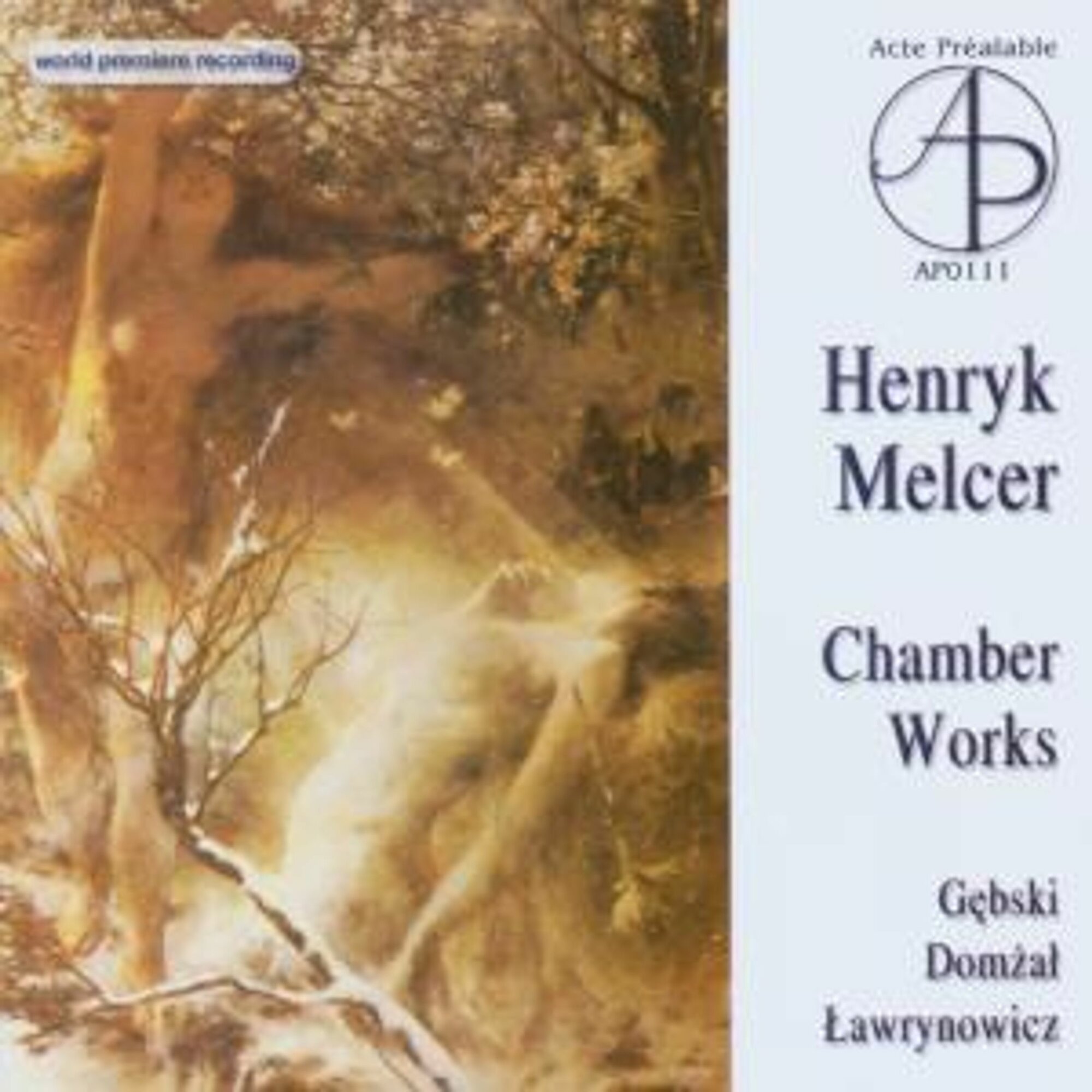 Компакт-диск Henryk Melcer (1869-1928) - Kammermusik (1 CD)
