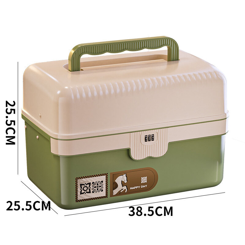 Домашний запираемый ящик для хранения личных документов, ящик для хранения паролей автомобиля для ценностей