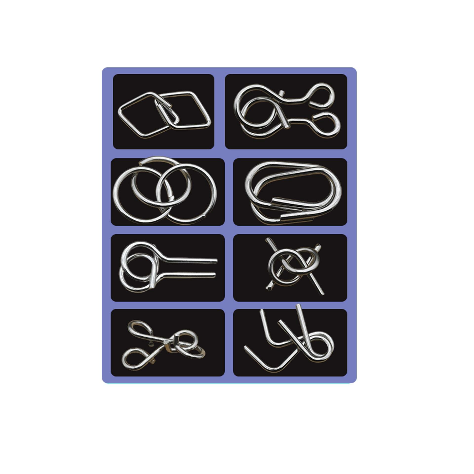 Головоломка для взрослых, подростков и детей металлическая / развивающая, логическая, в дорогу