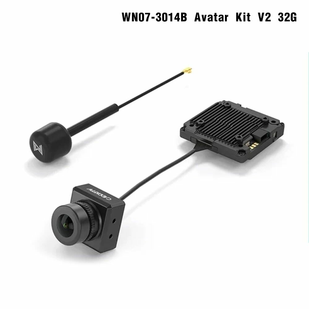 CADDX Walksnail Avatar HD Pro Kit V2 - HD камера с Gyroflow (8G/32G) для видеооборудования