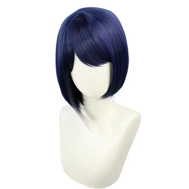 Косплей костюм Куджо Сара Genshin Impact Темно-синий, L, only wig