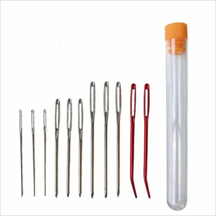 Иглы для вязаных изделий 11 шт, набор игл для трикотажа