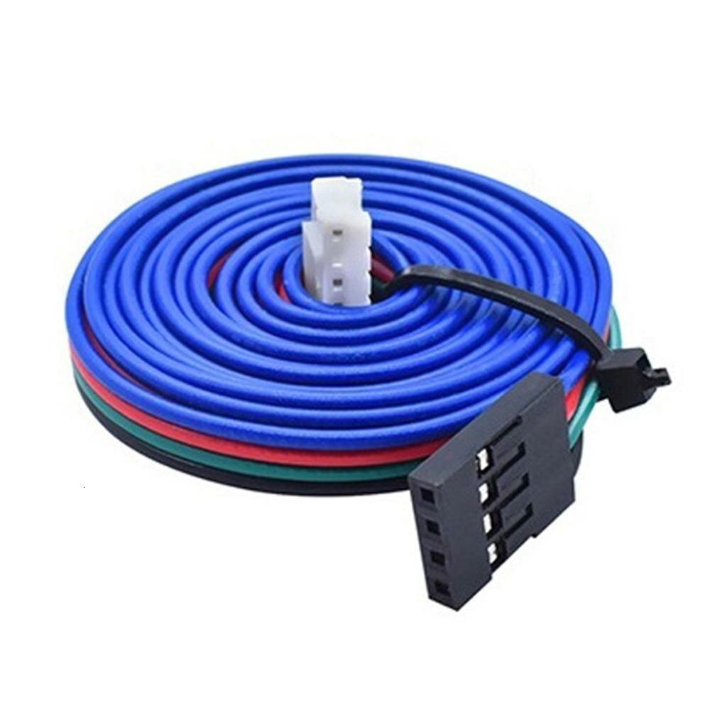 XH2.54 Кабель для шагового двигателя 4 Pin - 6 Pin, 1000 ММ черного и белого цвета