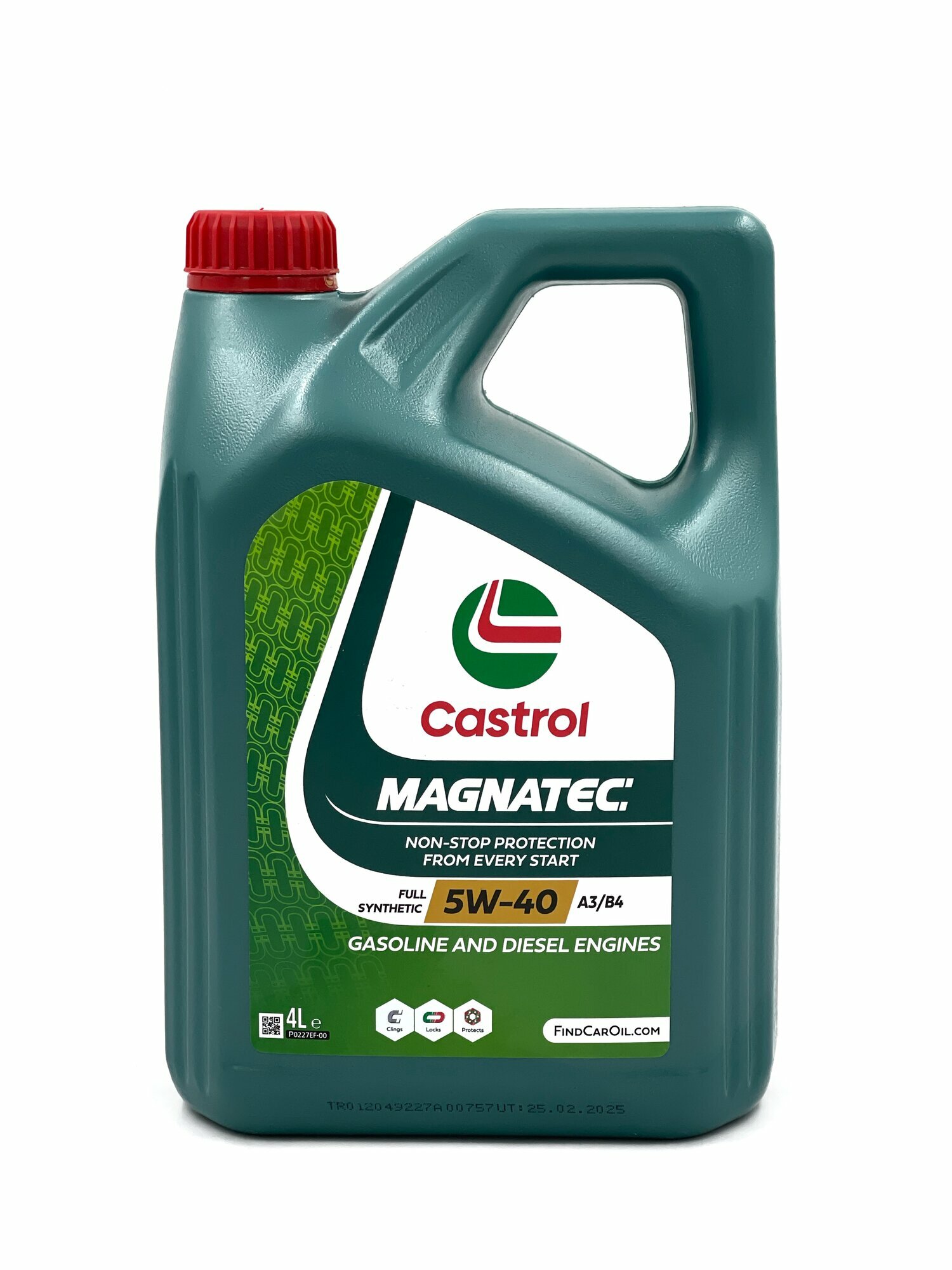 Масло моторное Castrol Magnatec 5w-40 A3/B4 Non-Stop, 4 литра, новая канистра