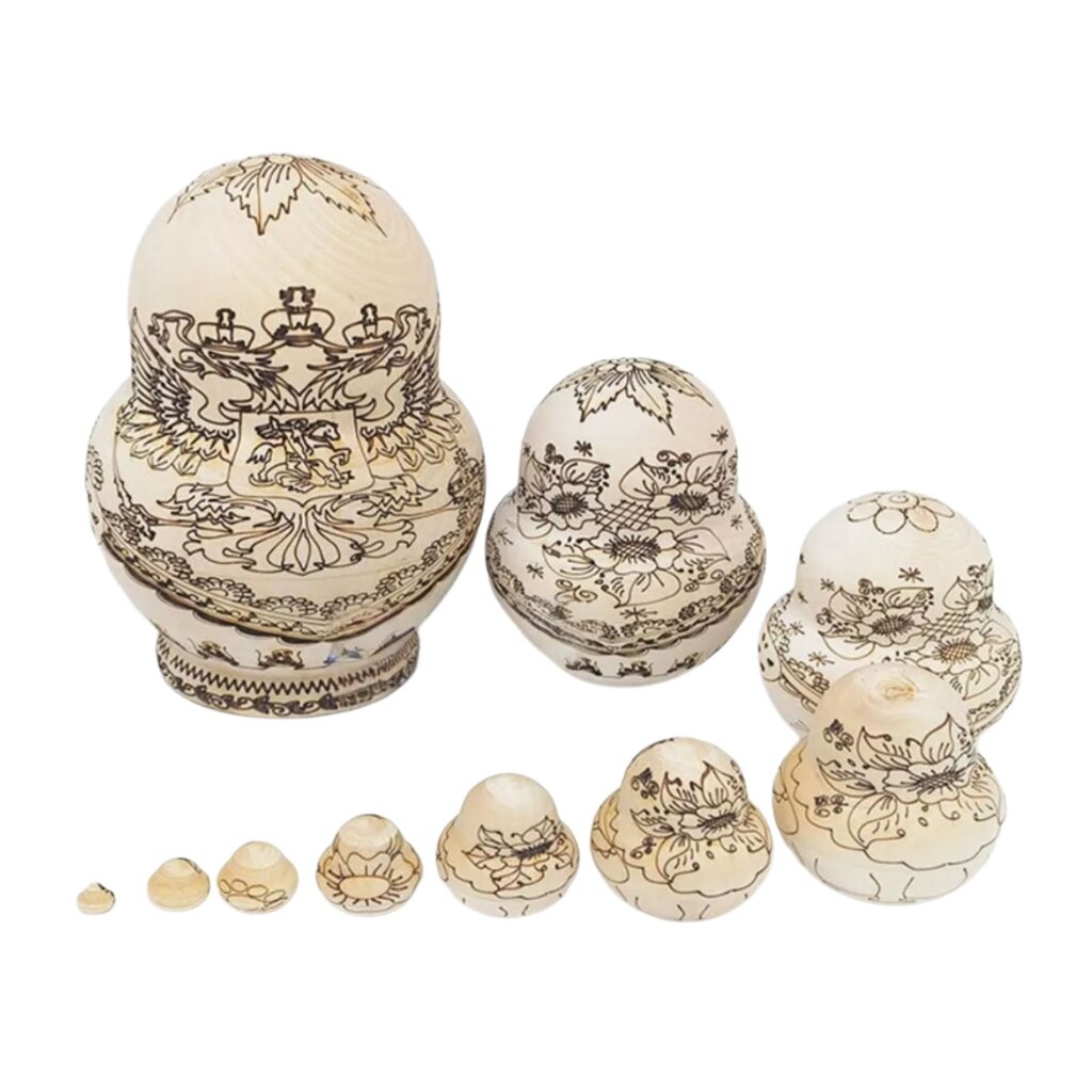 Русские матрешки, традиционные, вырезанные вручную, 10-слойные, деревянные, развивающая игрушка для детей, коллекционный подарок.