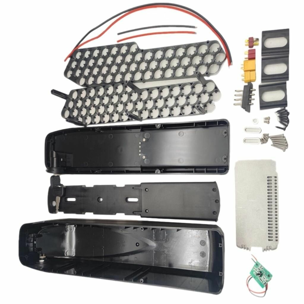 Корпус для аккумулятора электровелосипеда 36V48V 52x18650 DIY комплект высокая емкость водонепроницаемый, - 48В и 13С4П Никель