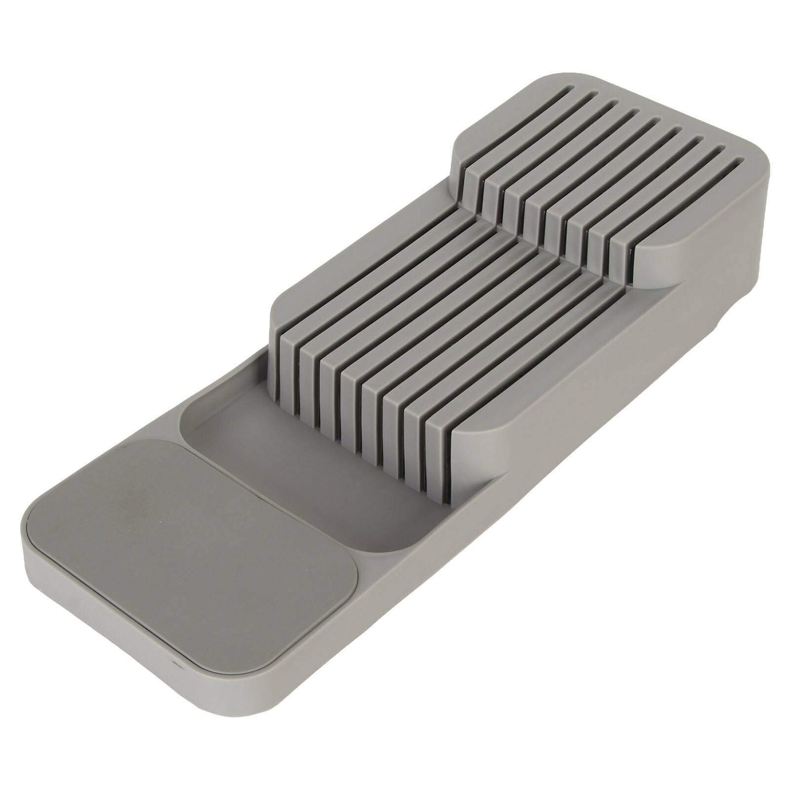 Выдвижной блок для хранения ножей, 2-уровневый, для 9 ножей, органайзер для кухни, ресторана