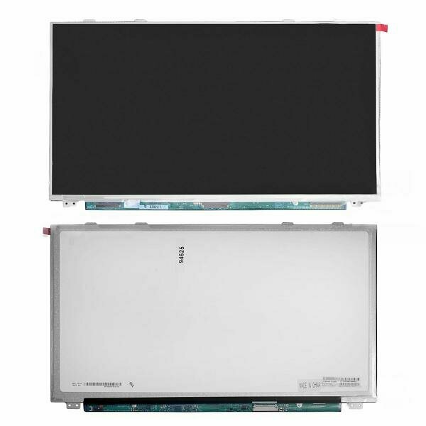 Матрица для ноутбука 15.6" 40 pin LVDS, Slim, крепления сверху/снизу (уши), глянцевая. PN: B156XTN03.2