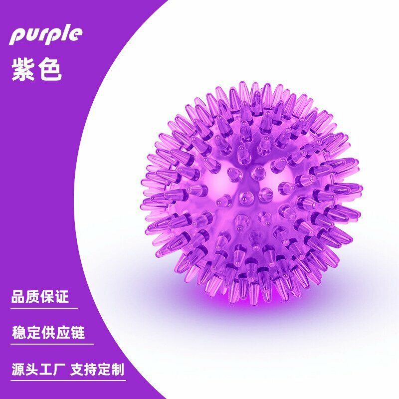 Популярный на Amazon звуковой шипованный мяч для собак, прочная игрушка для питомцев, TPR эластичный интерактивный мяч для собак