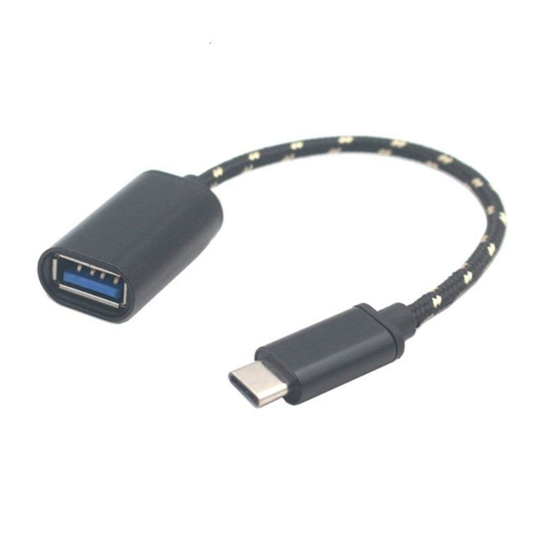 Кабель, Адаптер Type c к usb2.0 OTG-черный
