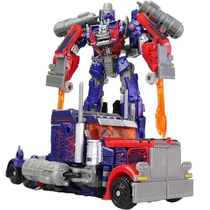 Трансформер Optimus Prime Bandai H601, красный и синий