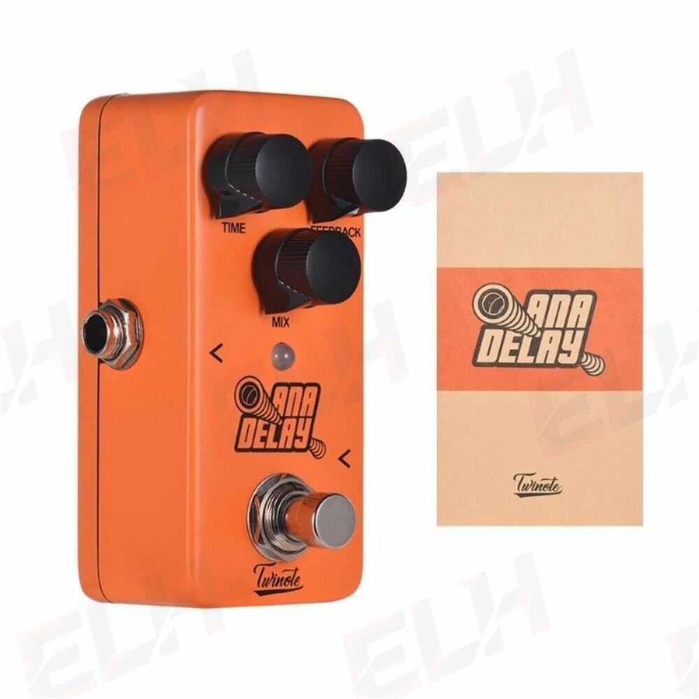 Twinote TDL-1: Гитарный Процессор Для Электрогитары, Истинный Байпас, Чистый Сигнал