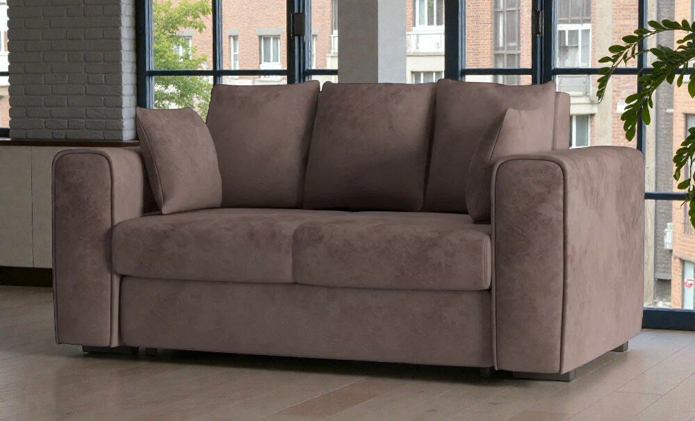 Диван-кровать Mini Giverny, Независимый пружинный блок, велюр антивандальный, спальное место 140х195, Механизм малютка.