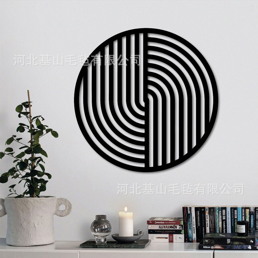 Настенное украшение в виде геометрического горного фетра, больших размеров, абстрактное, в богемном средневековом