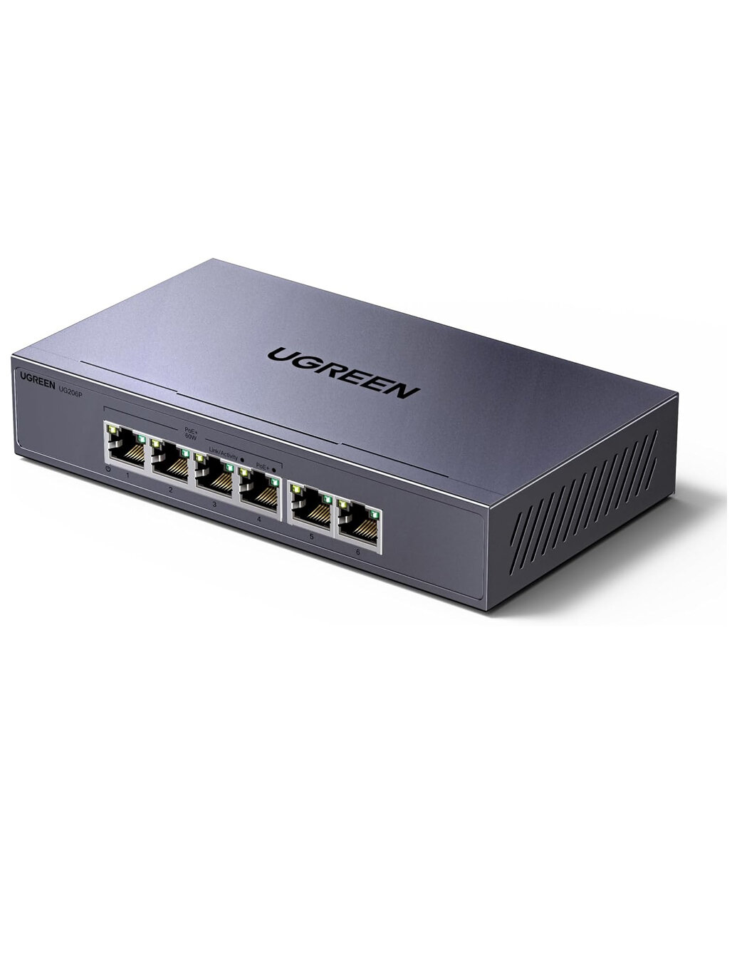 Коммутатор сетевой UGREEN CM741 (35371EU) 6 портов