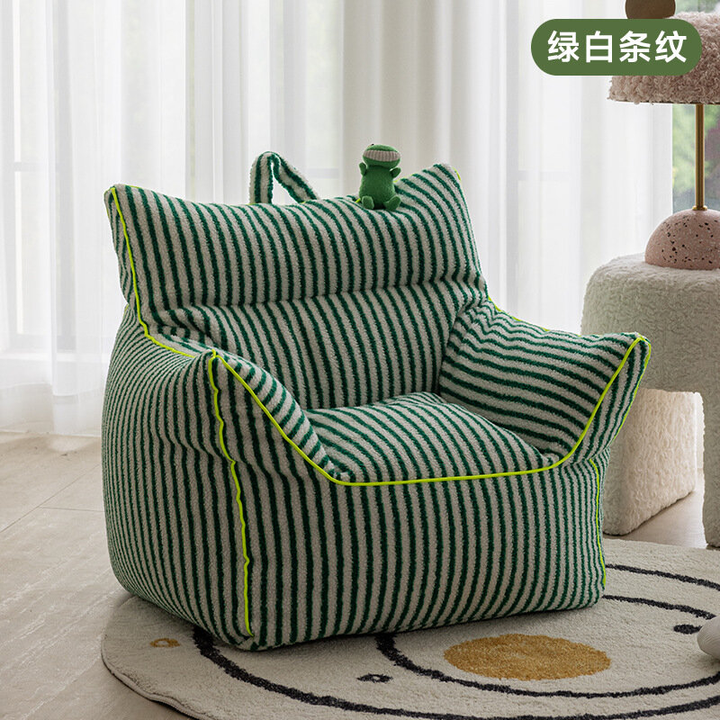 Детский интернет-знаменитости полосатый ленивый диван для дома, гостиной, маленькой квартиры, кабинета, раскладывающийся балконный диван-мешок