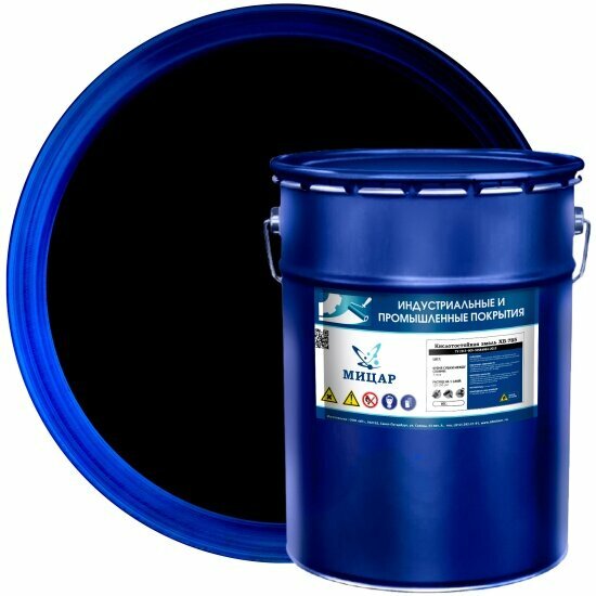 Эмаль Мицар ХВ-785, 20 кг, чёрный