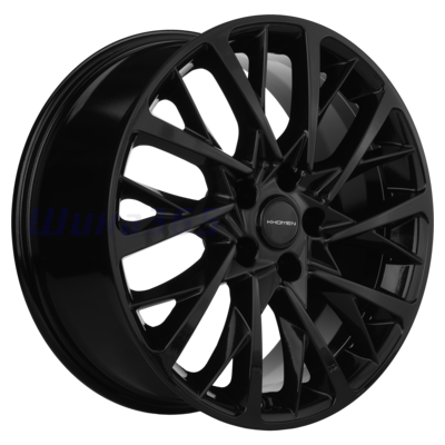 Литой колесный диск Khomen Wheels KHW1804 (DFM AX7/580/Evolute i-Pro) 7,5x18/5x108 ET45 D65,1 Black