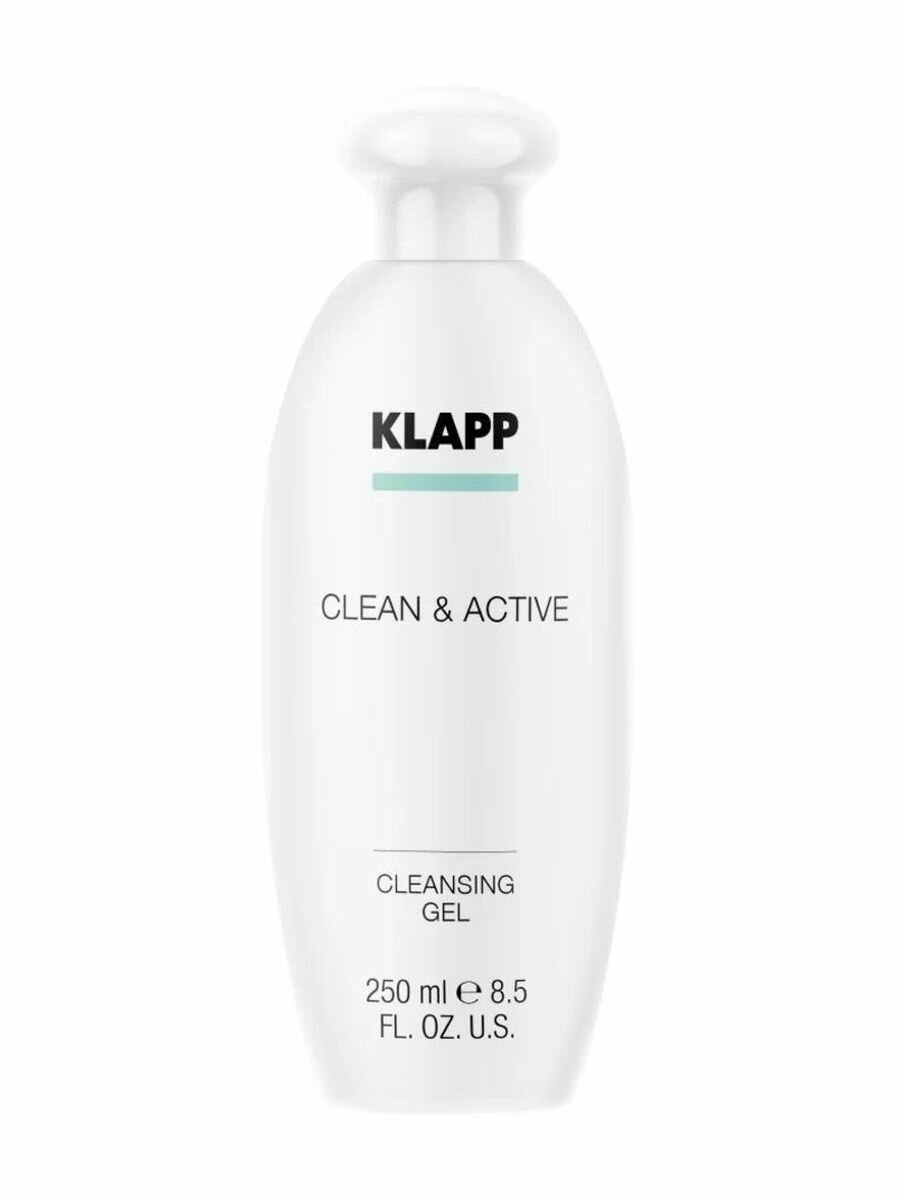 KLAPP Гель для лица Clean&Active Cleansing Gel очищающий, 250 мл