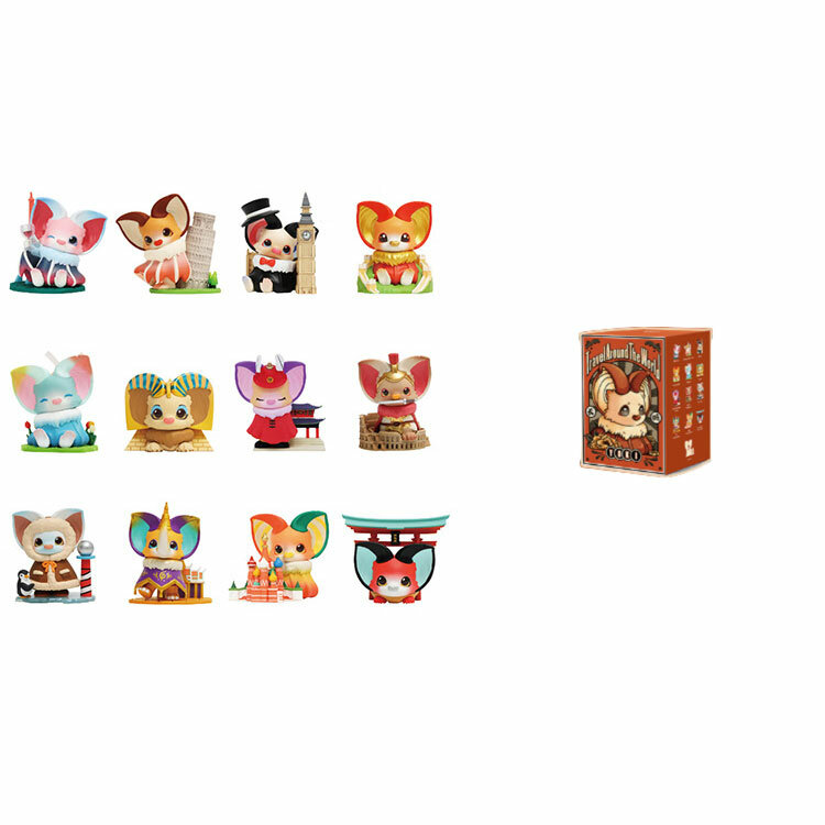 Коллекционные фигурки унисекс POP MART Yoki Global Travel Collection, Single Blind Box