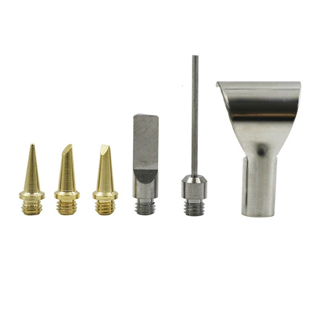 Наконечники сопла из латуни для газовой паяльной лампы, 6 шт.