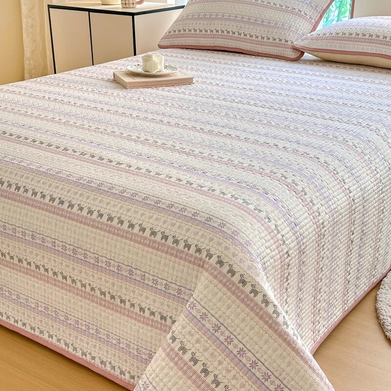 Покрывало Bonenjoy, хлопковое, 1 шт. Розовый, 150x200cm 1pc, haopengyou