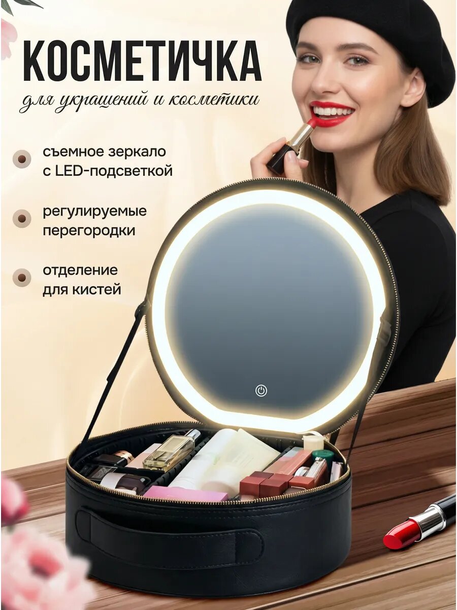 Косметичка , черный