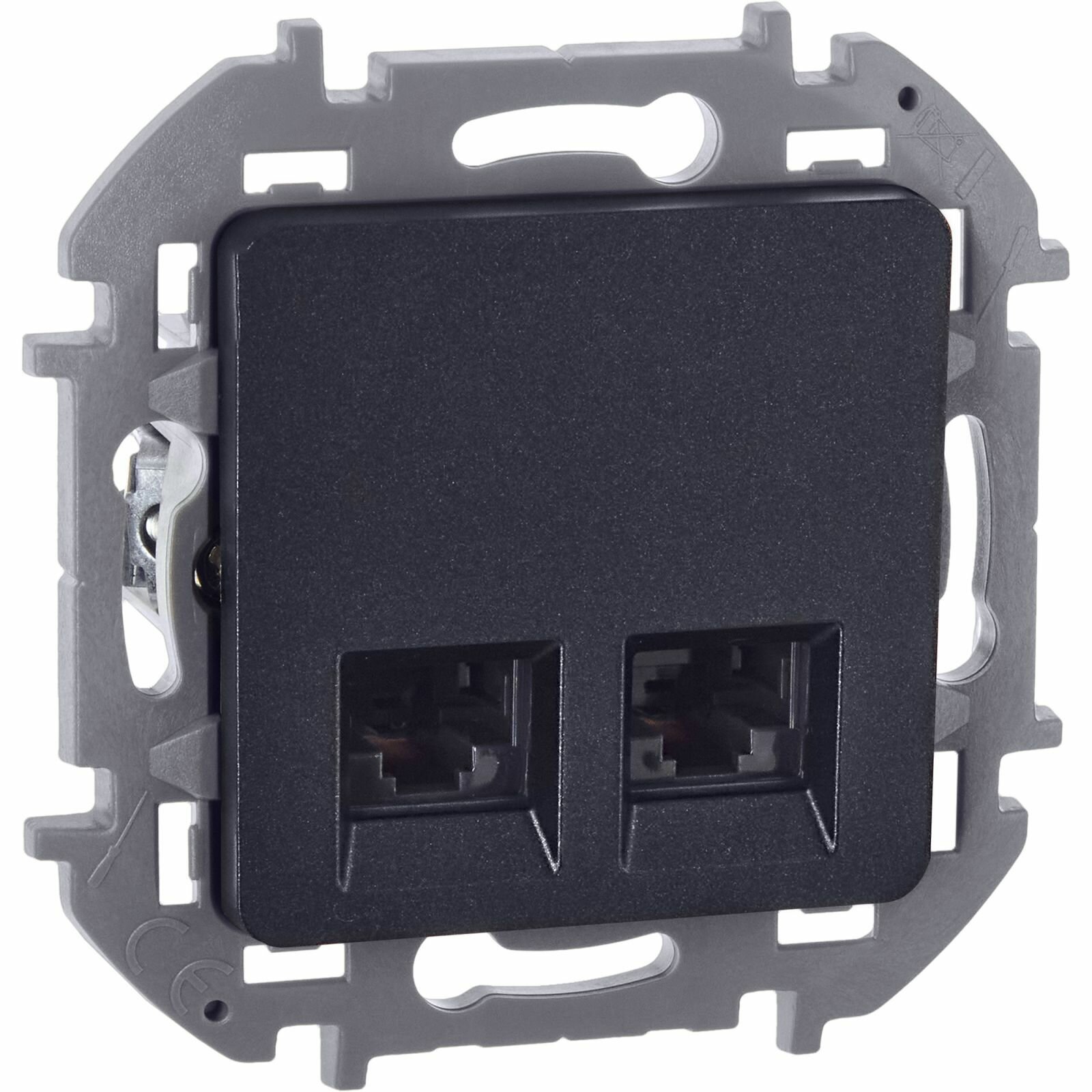Розетка компьютерная IEK двойная, RJ45, категория 6, UTP