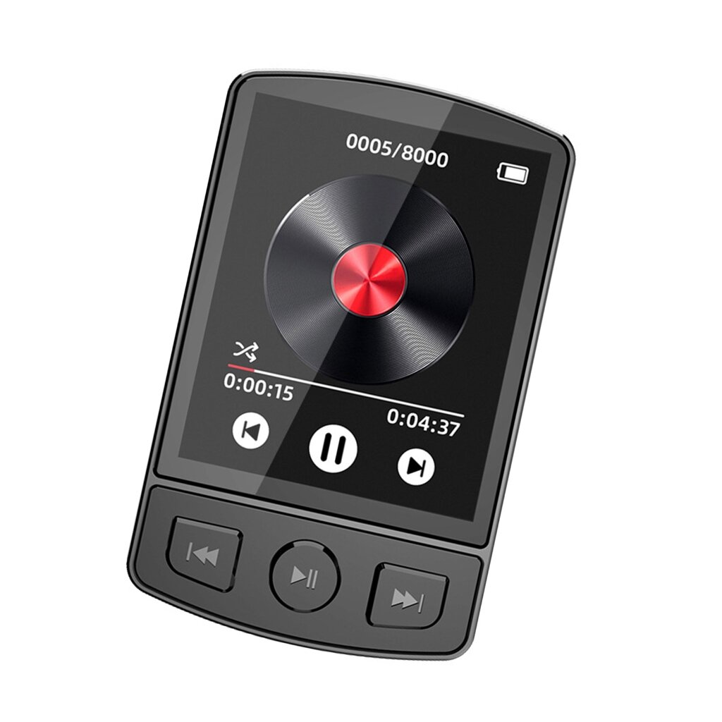 MP3-плеер с Bluetooth 5.0, экраном 1,8 дюйма, FM-радио и диктофоном