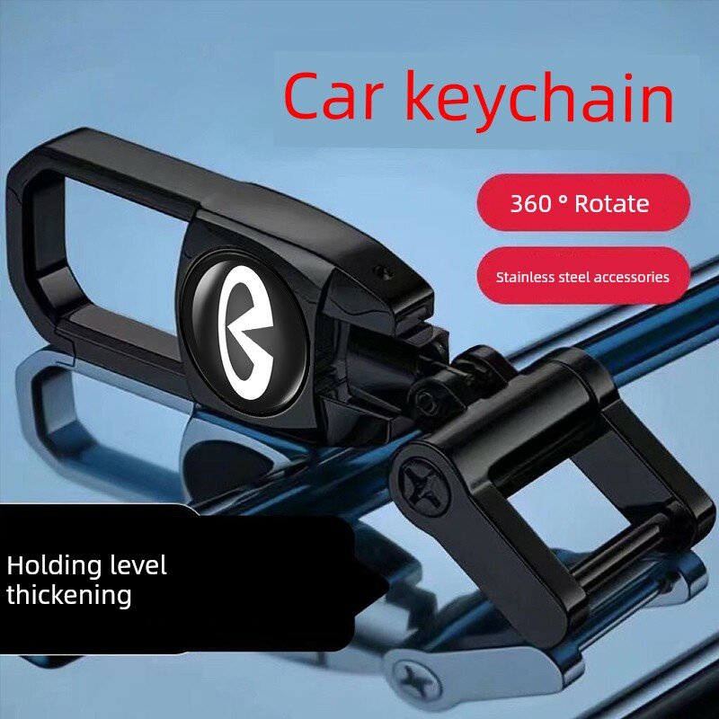 Новая модель кожаного брелока-подвески для ключей Infiniti QX50, Q50L, QX60, QX70, QX30 Infiniti черная утолщенная