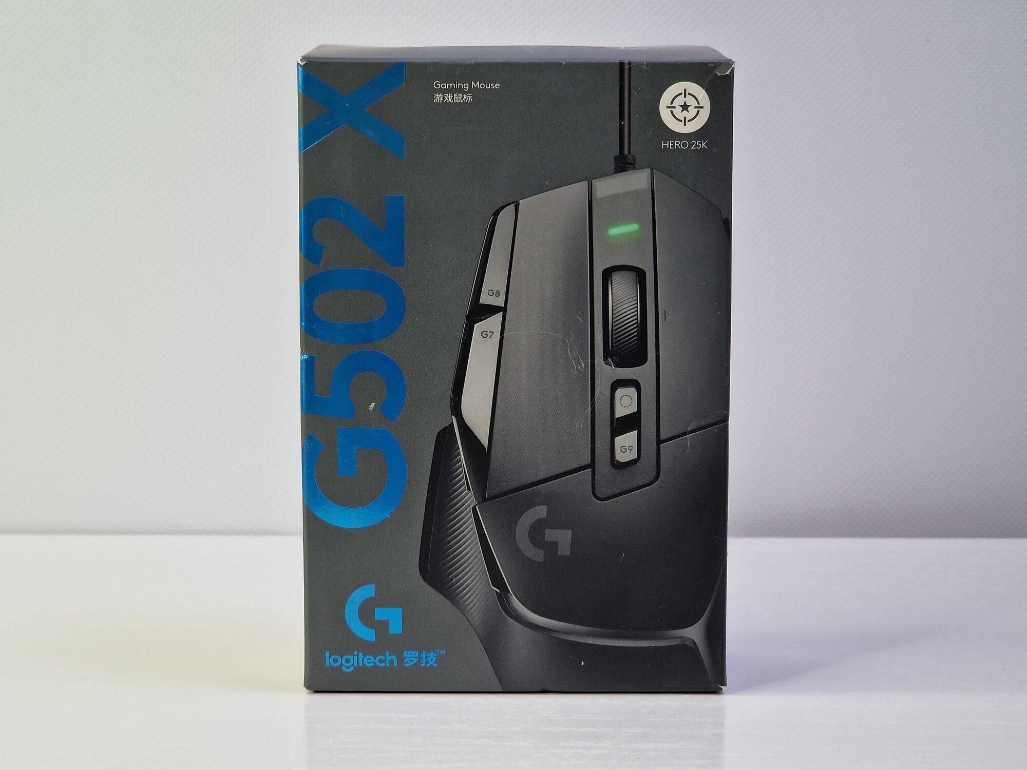 Мышь Logitech g502x Black, игровая беспроводная черная для правой руки