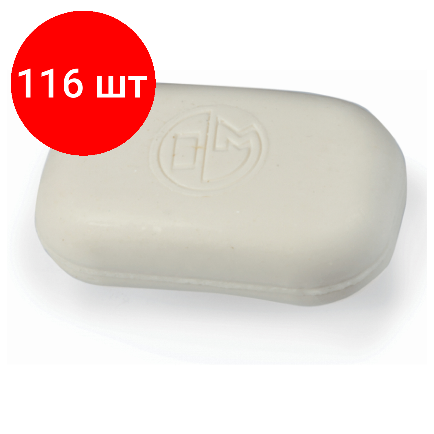 Комплект 116 шт, Мыло туалетное 100 г, "Натуральное", (Меридиан), без упаковки