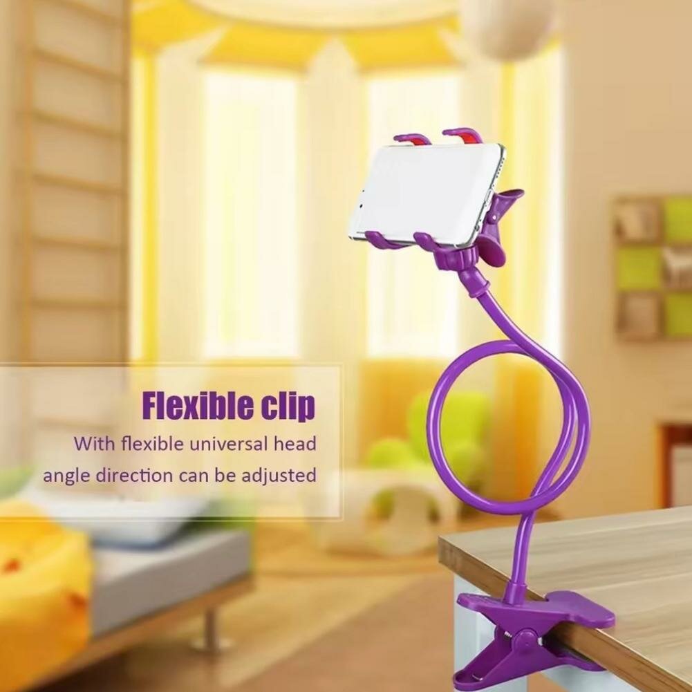 Регулируемый держатель для телефона с гусиной шеей длиной - 360° вращение, подходит для просмотра видео на кровати