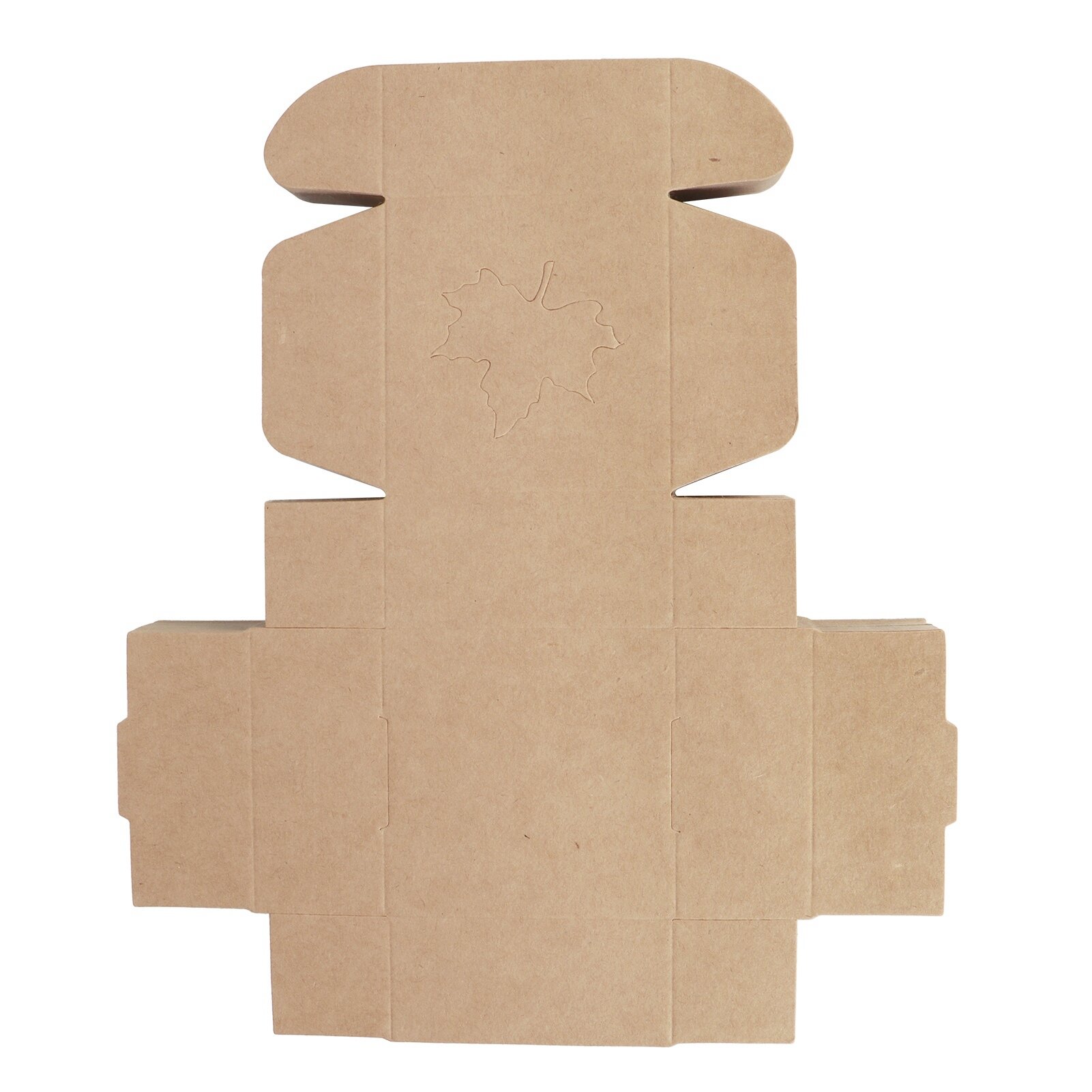 50Pcs Maple Leaf Pattern Kraft Paper Packing Box Small Gift Craft Wrapping Wedding Party Favor