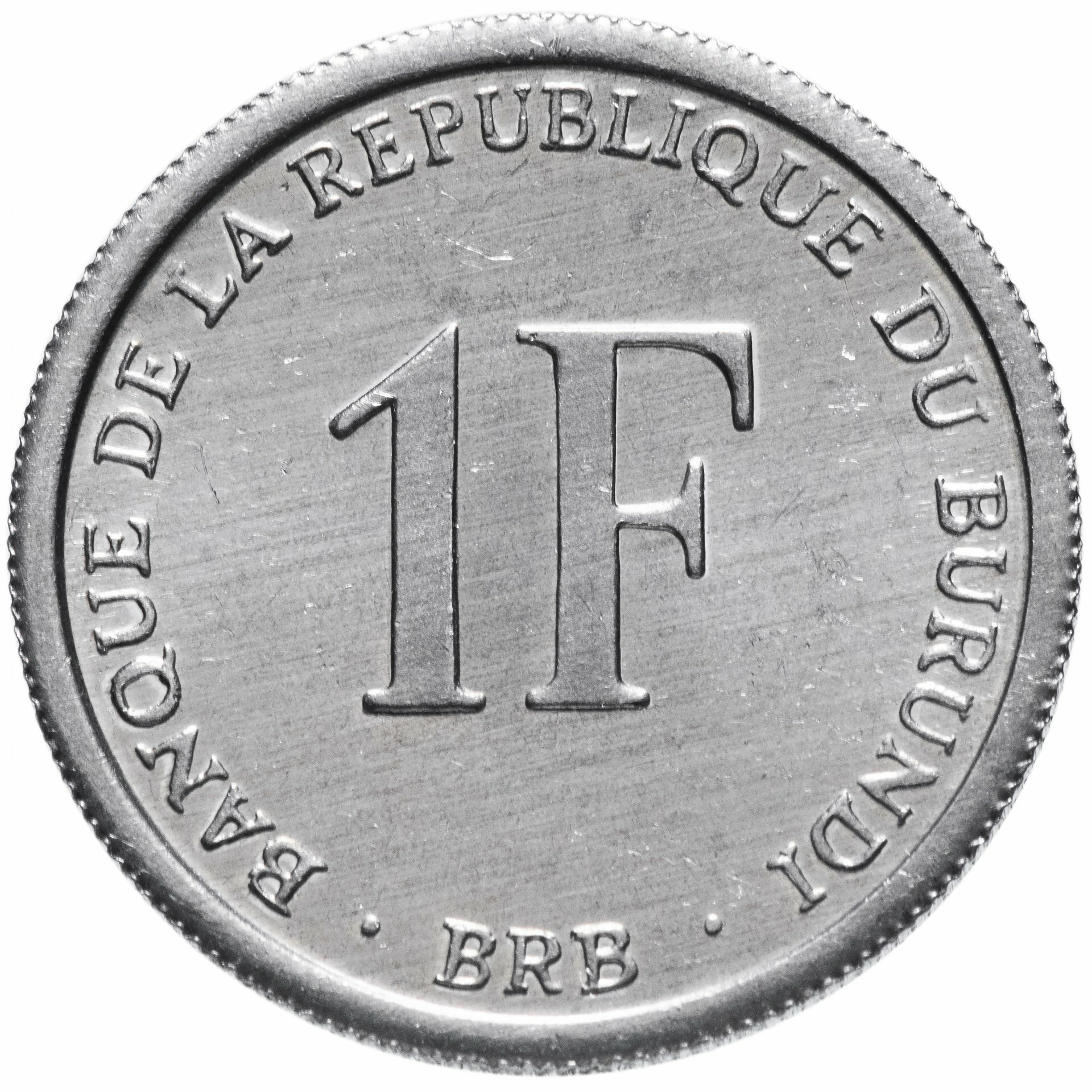 Бурунди 1 франк franc 2003, Алюминий, в сохранности UNC