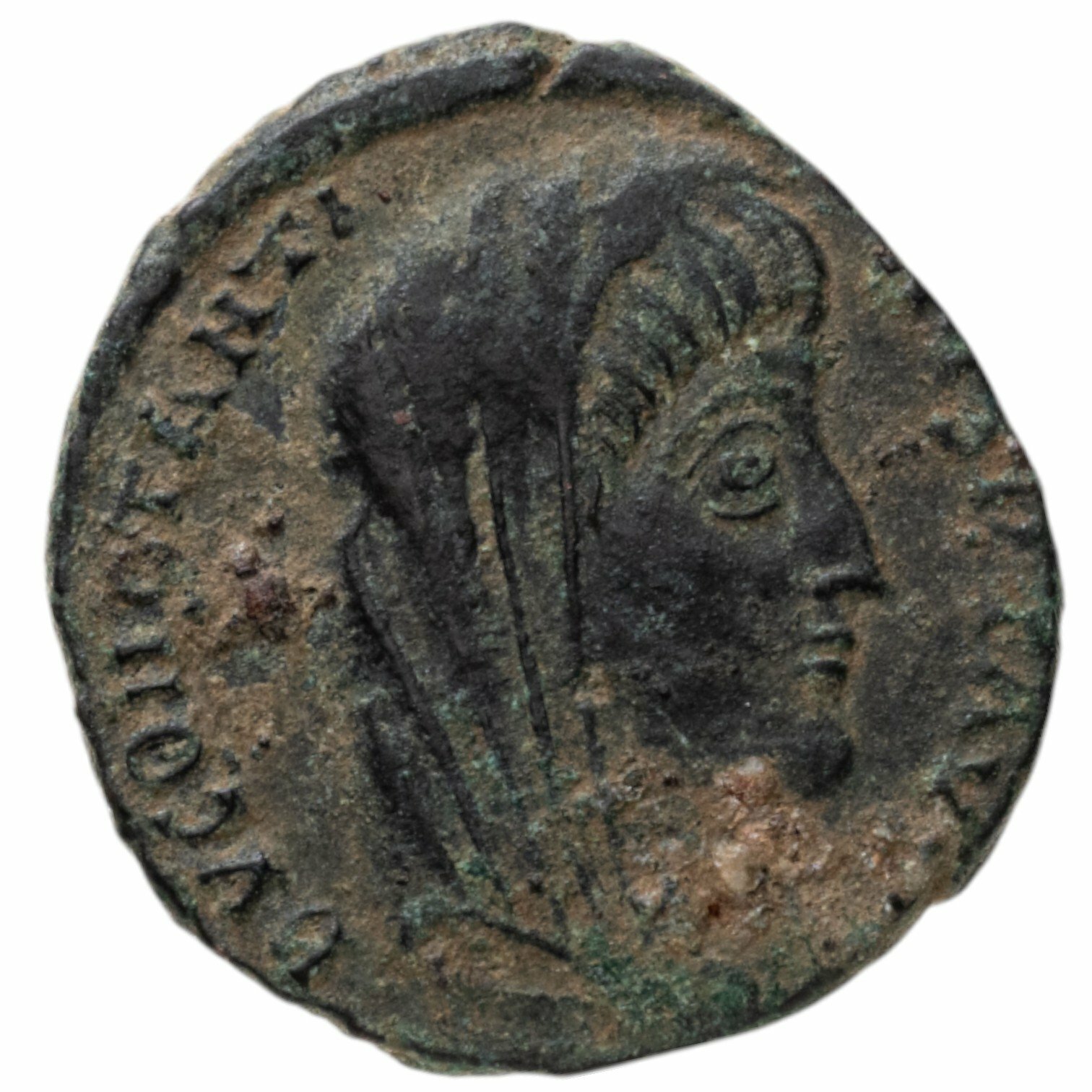 Римская империя, Константин I Великий, 307-337 годы, Нуммий Константин, Медь, в сохранности XF