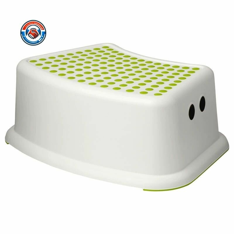 Детский стульчик-подставка для унитаза и раковины, антискользящая ступенька из прочного пластика, безопасная подставка для ног ребенка в ванную и туалет, компактный помощник для самостоятельности малыша