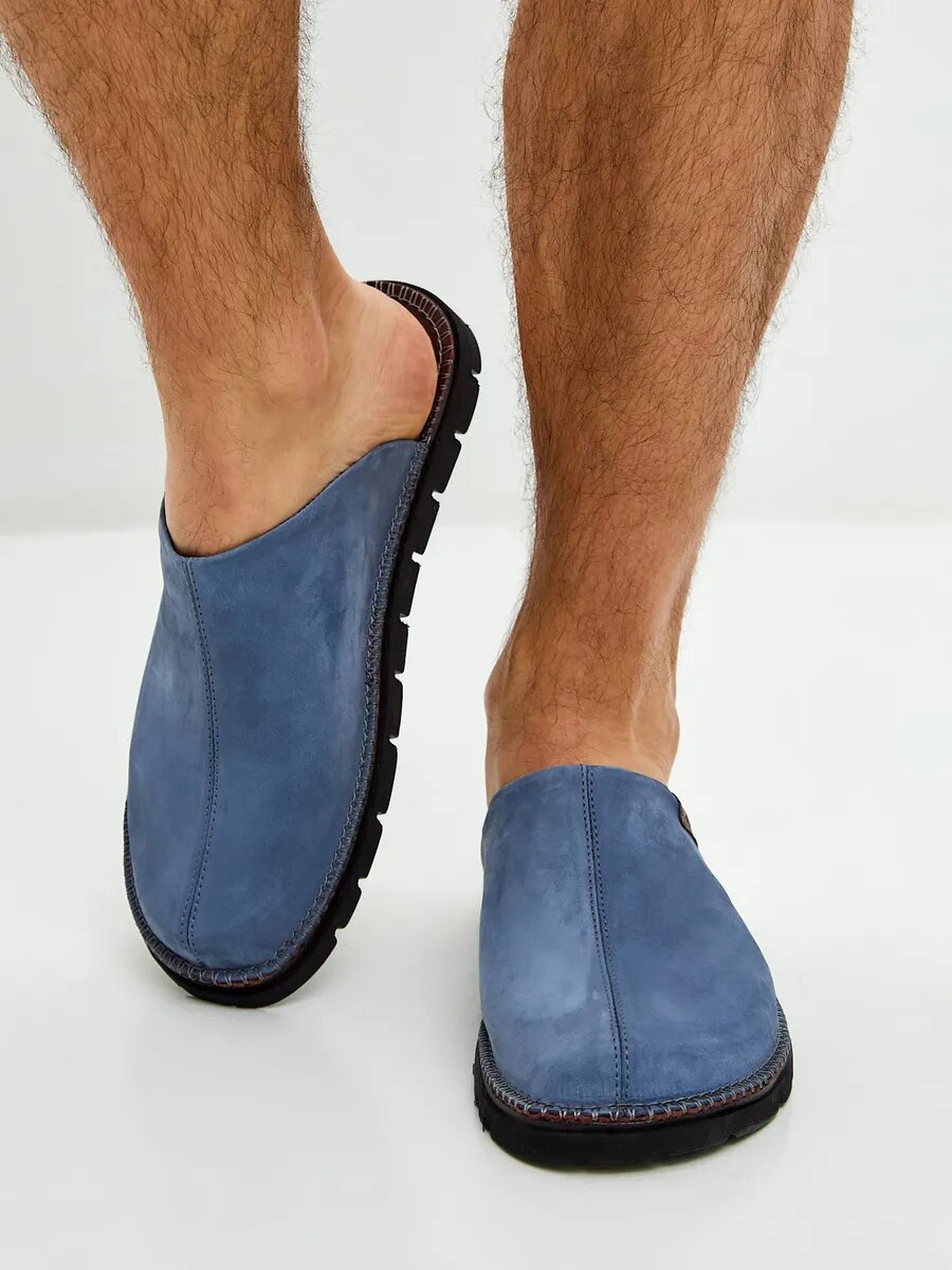 Сабо Босоногие кожаные