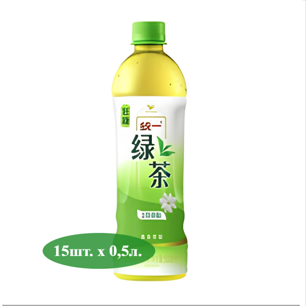 Напиток б/алк негаз. китайский зеленый холодный чай UNI PRESIDENT ПЭТ 0,5л х 15шт.